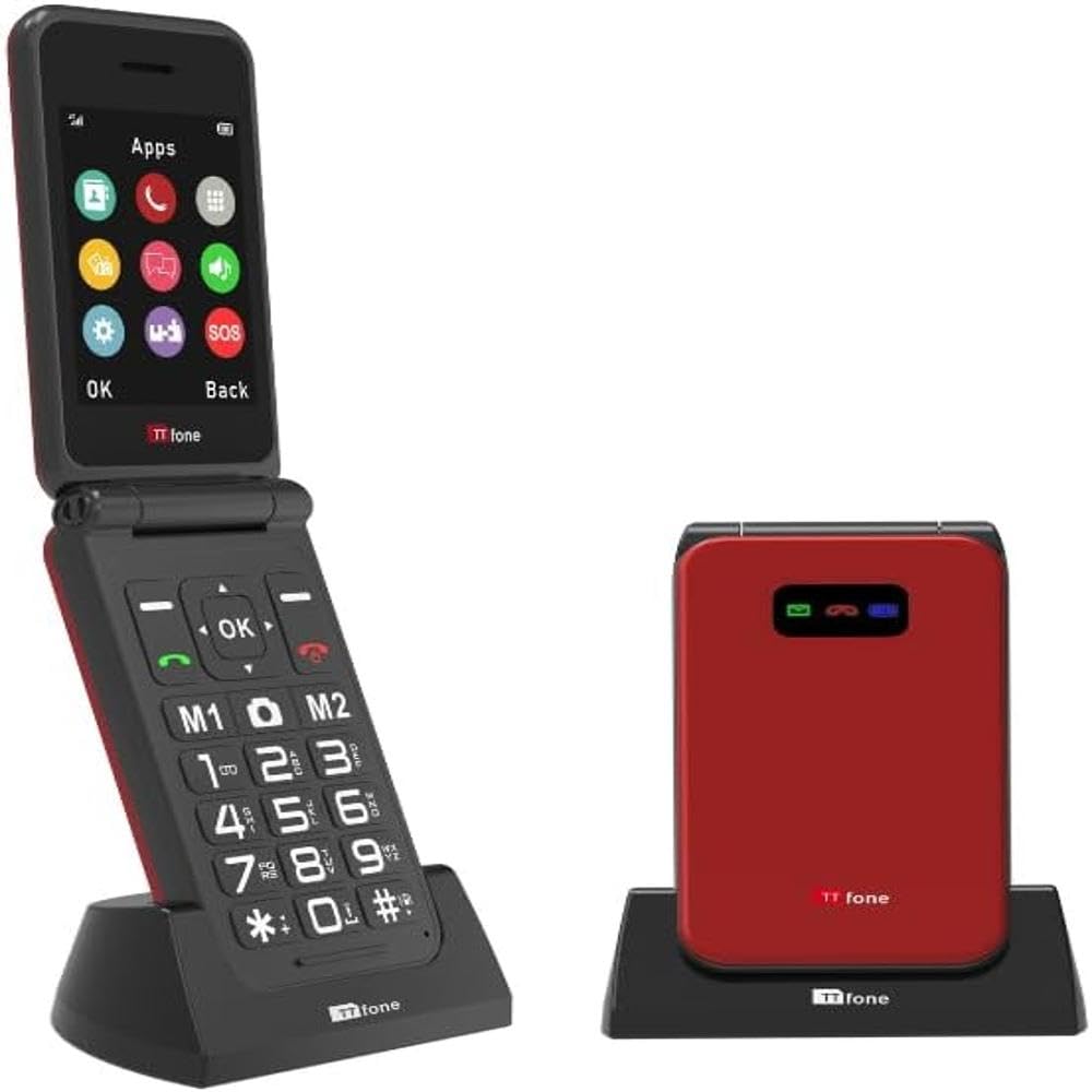 TTfone TT760 Flip 4G Big Button Mobile Phone for the Elderly with ...