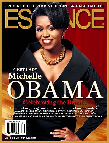 Essence Magazine: Michelle Obama (January 2009): ESSENCE Magazine ...