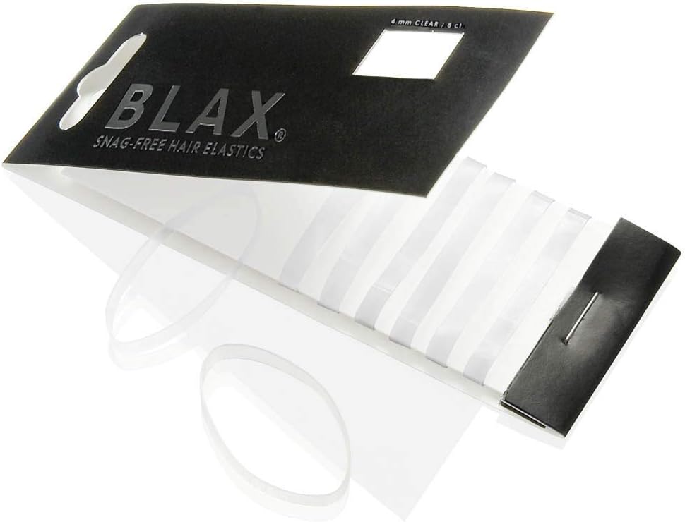 Amazon.com : Blax BROWN Hair Elastics 4mm, 8 count (2-pack) : Beauty ...