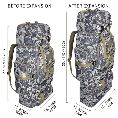 Wesoke 100L Camping Backpack Hiking Rucksack for Men Women, Extra Large ...