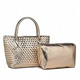 ・ブランド:GUSCIO ITALY(グッシオ イタリー)・柔らかい素材のメタリックメッシュトートバッグです。　①丁度いい大きさで中には共生地のポーチ付が付いて、整理整頓もバッチリ。　②中敷きもあり、お弁当や水筒などもきちんと収納！　③カジ...