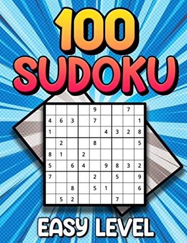 100 Sudoku Level Easy: 100 Adult Sudoku For Beginners | Adult Sudoku ...