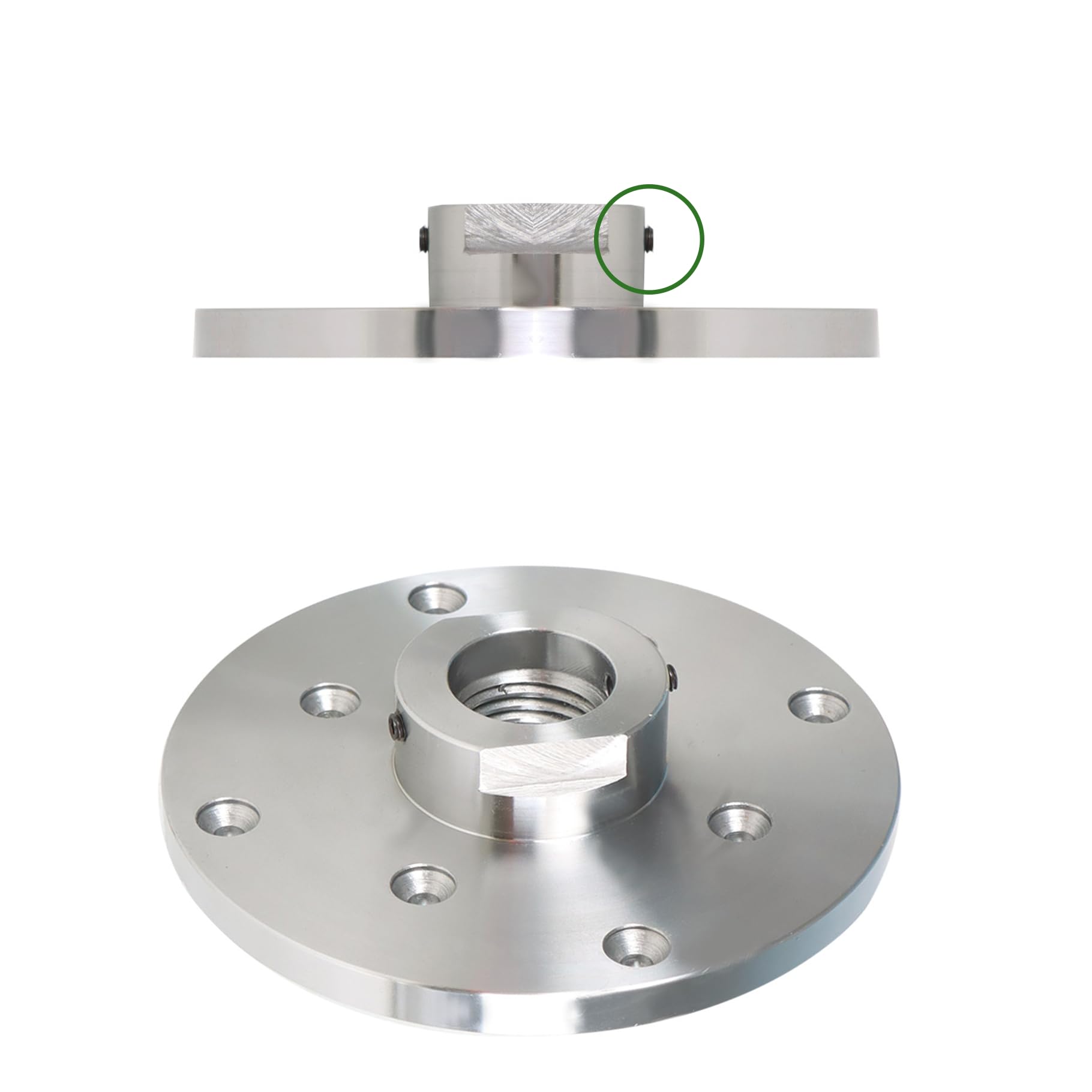 Snapklik.com : 6 Inch Steel Wood Lathe Face Plate 7/16 Thick Steel ...