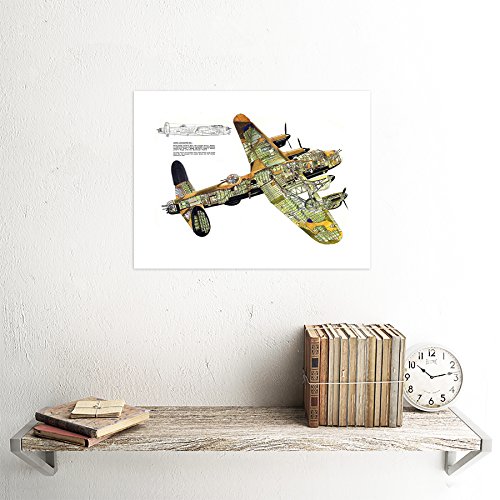 Wee Blue Coo War Plane Bomber Avro Lancaster Cutaway WWII UK Picture ...