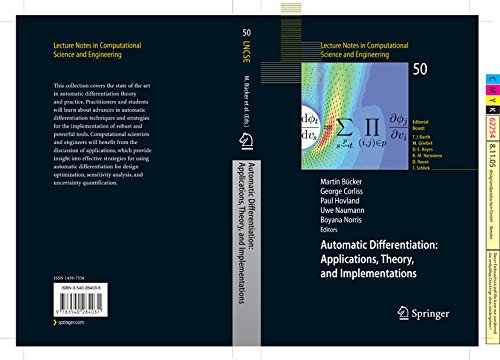Automatic Differentiation Applications Theory And Implementations Lecture Notes In