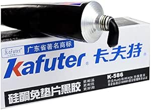 Amazon.com: K-586 55g Black Sealing Adhesive Glue Waterproof Resistant to Oil : Industrial ...