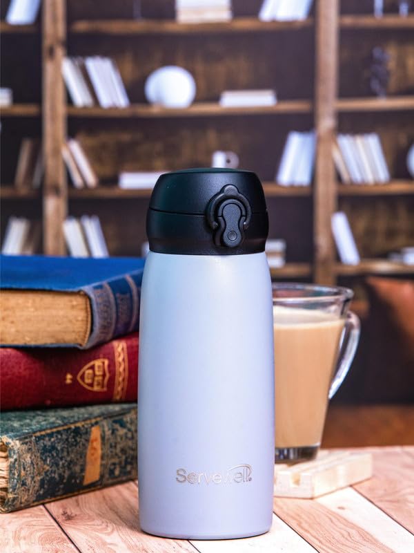 Servewell 1 pc Pride - SS Vacuum Bottle 415 ml - Dolphin Grey : Amazon ...