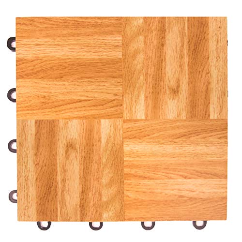 Snapklik.com : 3/8" Thick Snap Together Dance Flooring Tiles 12”x12 ...