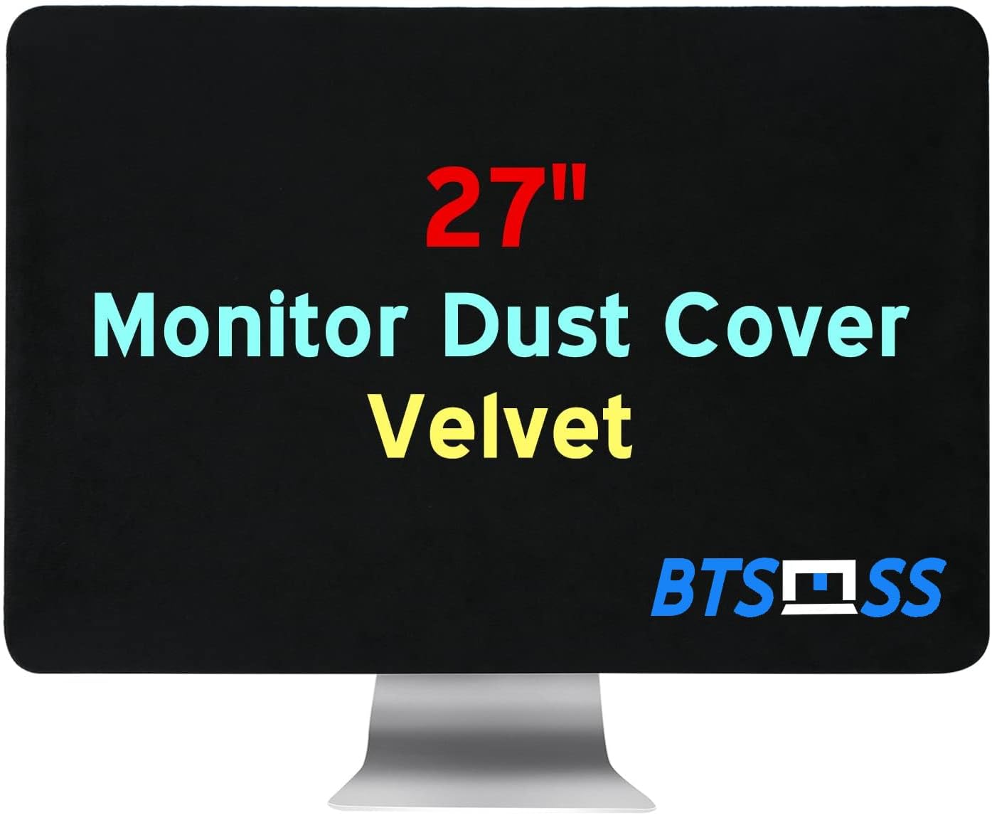 Amazon.com: Computer Monitor dust Cover for Flat Panel LCD-Silky Smooth ...
