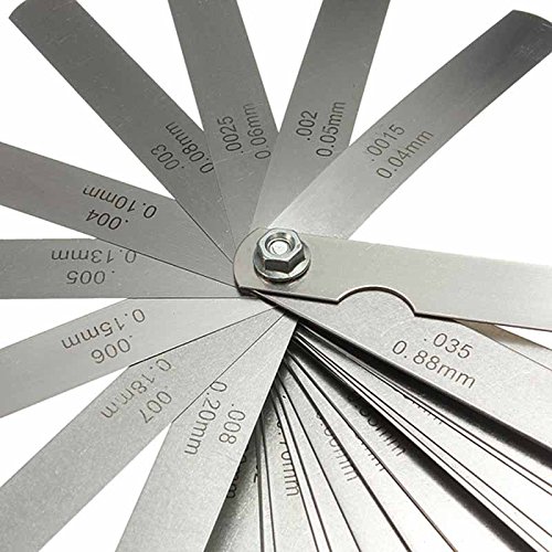 Snapklik.com : Mayata 2 Pieces Stainless Steel Removable Feeler Gauge ...