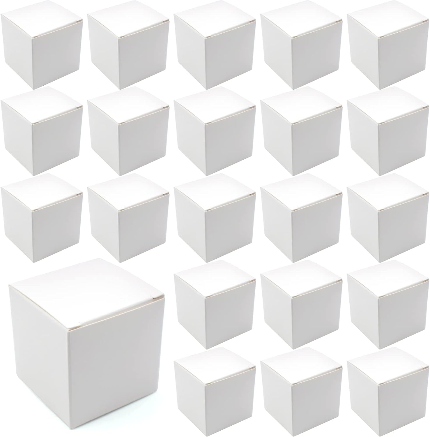 Amazon.com: 35PCS White Package Boxes 2 x 2 x 2 Inch Shipping Box ...