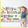 Amazon.com: Classroom Banner Poster, 2 PCS Colorful Bulletin Board ...