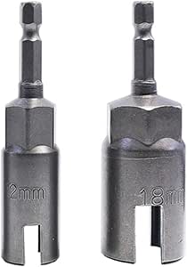 Amazon.com: 2pcs 1/4 Inch Hex Shank Steel Nut Driver Wing Nut Driver ...