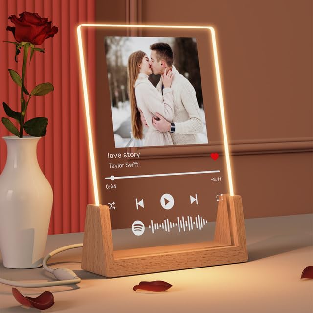 Amazon.com - Custom Spotify Plaque,Personalized Spotify Glass Plaque ...