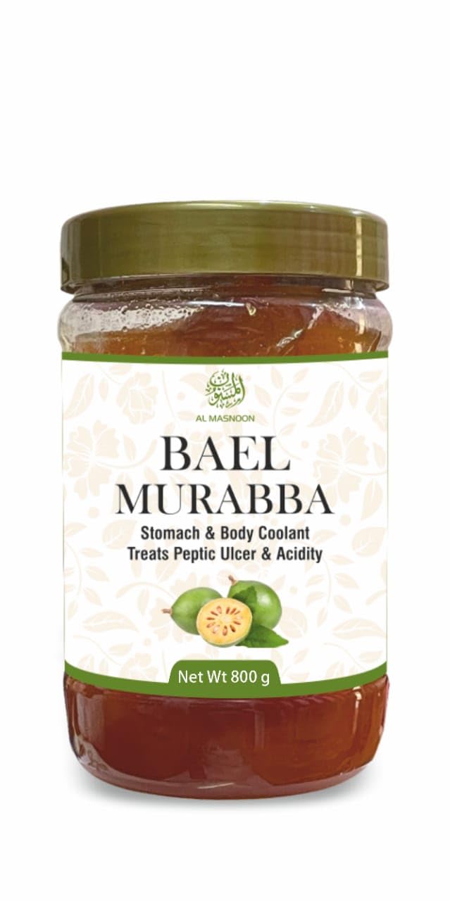 Al Masnoon Bhael Murabba 800g Pack of 1 - Bael Fruit Preserve Known for ...