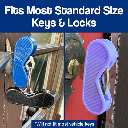 [4 Pack] KeyGrip Disability Aid Key Turners - Added Strength & Leverage ...