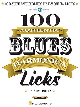 Amazon.com: 100 Authentic Blues Harmonica Licks eBook : Cohen, Steve: Books