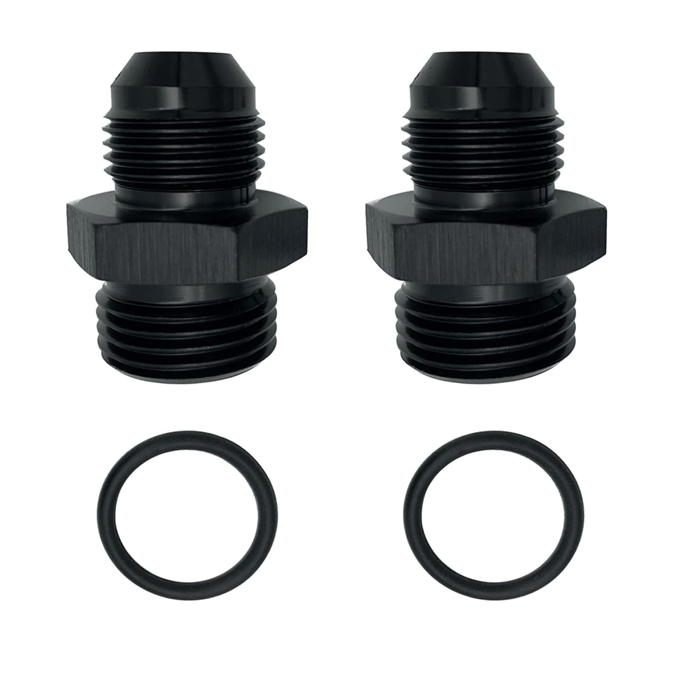 Amazon.com: High Flow Radius Straight Aluminum 10AN Male Flare to 12AN ...