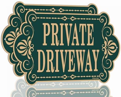 Amazon.com: Private Driveway Signs 12" x 8" Private Drive Sign No ...