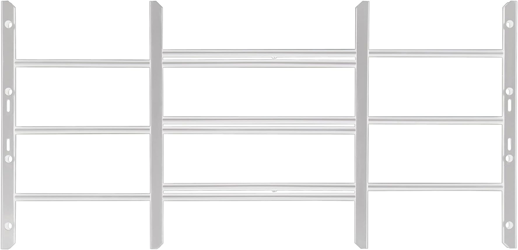 Prime-Line S 4776 21 In., White Painted Carbon Steel, Hinged 4-Bar ...