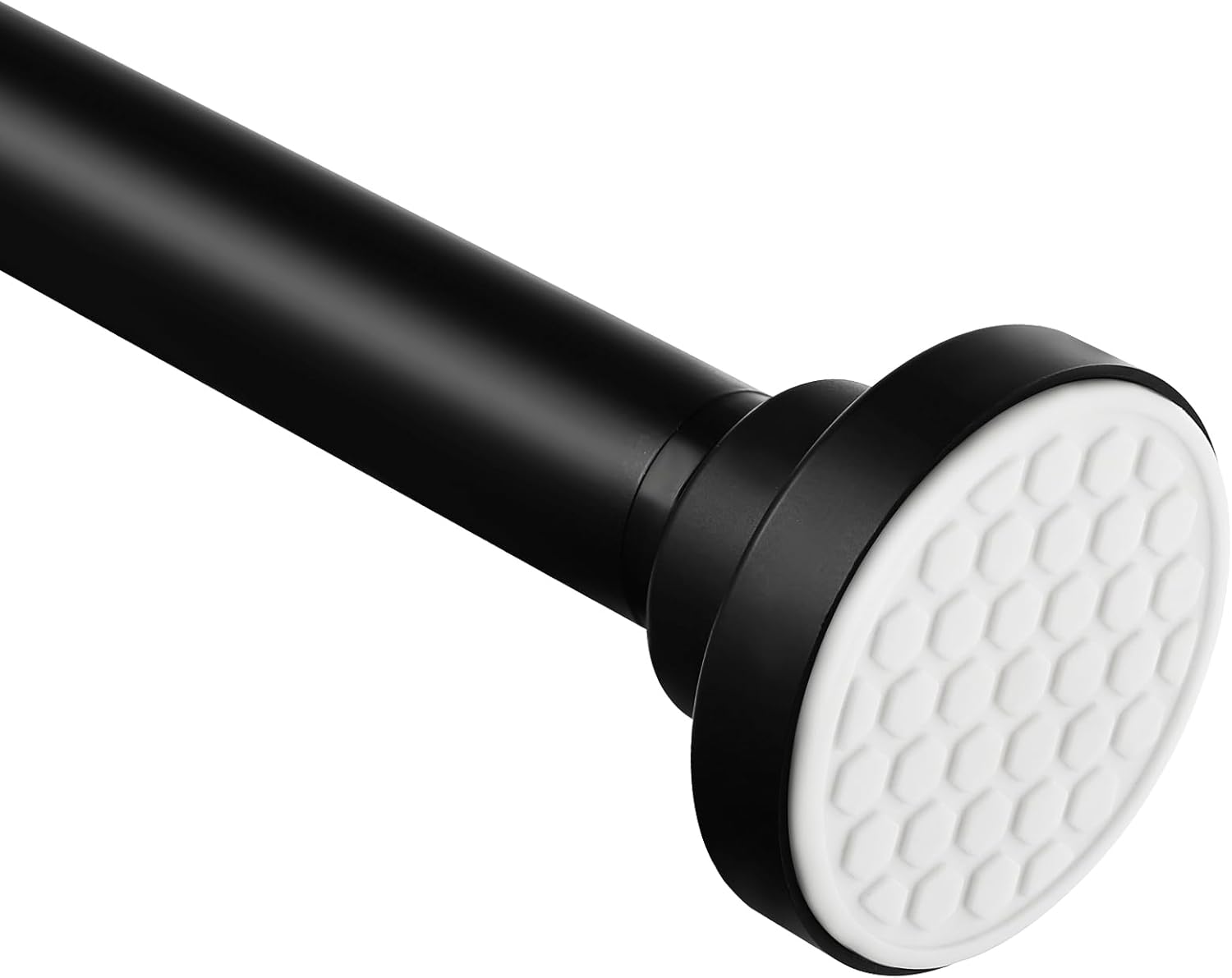 Amazon.com: SISELBA Black Shower Curtain Rod - Adjustable 36-63 ...