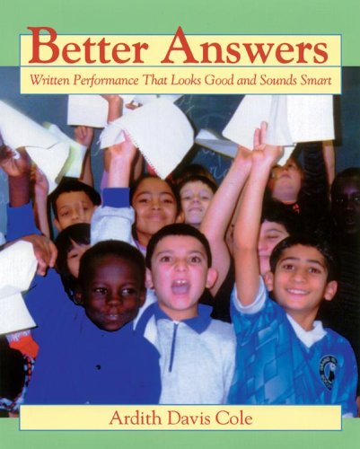 Better Answers: Cole, Ardith Davis: 9781571103413: Amazon.com: Books