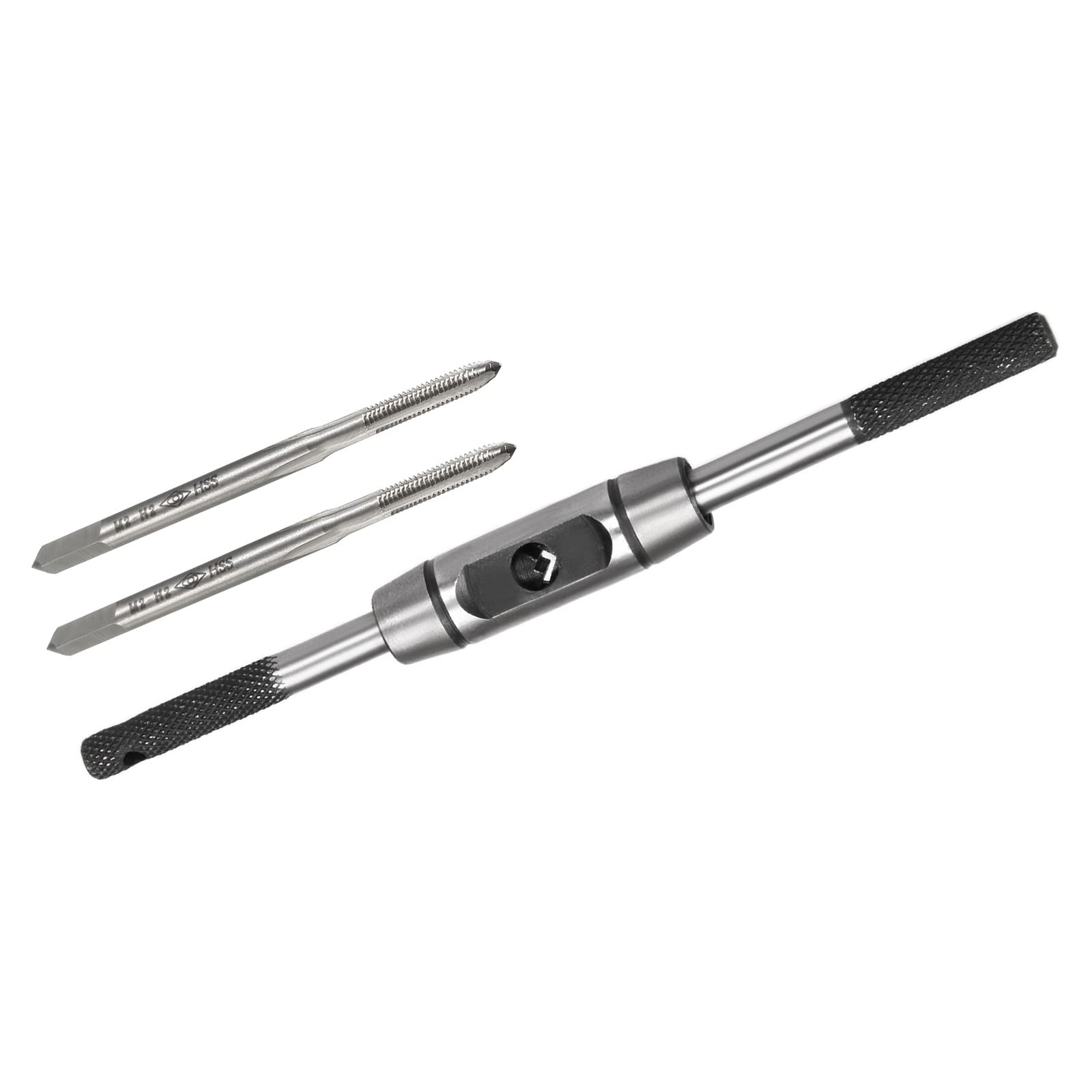uxcell Tap Wrench Set, 2pcs M2 Metric Thread Machine Taps with 1pcs M1 ...