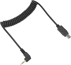 Amazon.com : DC2 Camera Remote Control Shutter Cable Cord for Nikon Stretchable Spiral Coil 2 ...