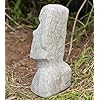Amazon.com: Large Easter Island Head Sculpture - Moai Bust Tiki Figure ...