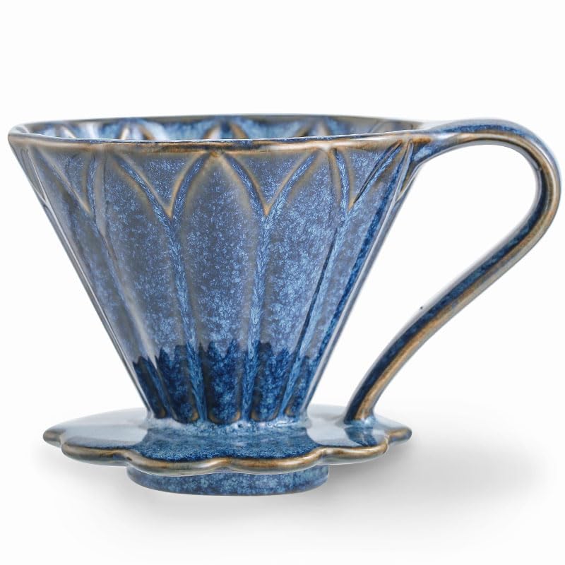 Snapklik.com : Aroplor 02-4Cup Pour Over Coffee Dripper,Ceramic Coffee ...