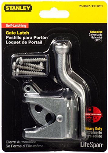 Stanley Hardware S763-827 CD1261 Automatic Gate Latch in Galvanized ...