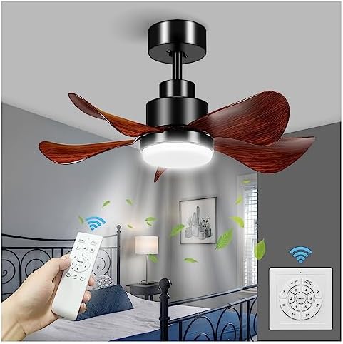 Amazon.com: 30 Inch Ceiling Fan with Light and Remote, Low Profile 30 ...