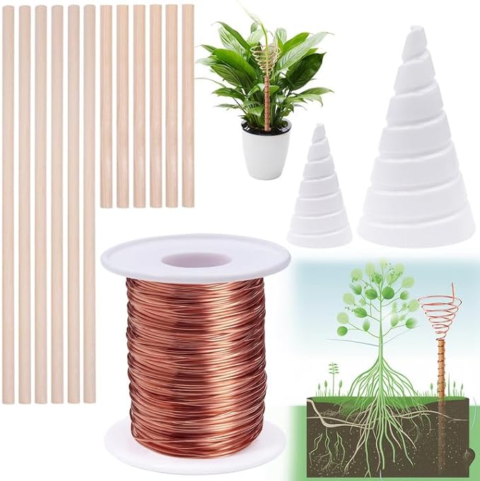 Amazon.com: YBB Electroculture Gardening Copper Kit with 99.9% Pure ...