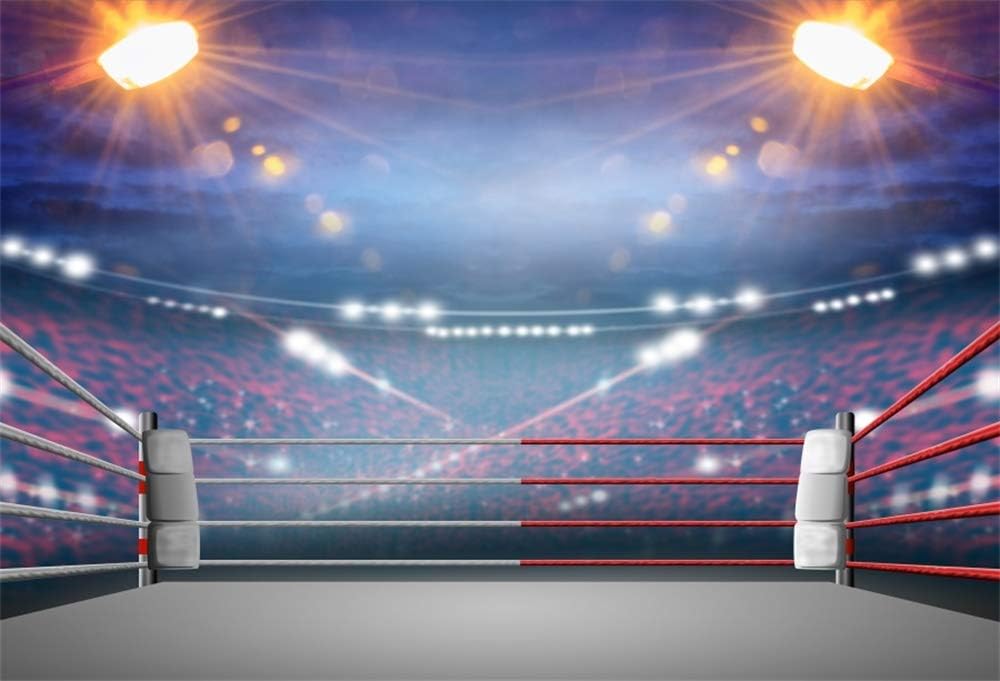 Amazon.com : CSFOTO 6x4ft Arena Photogarphy Backdrop for Boxing Match ...