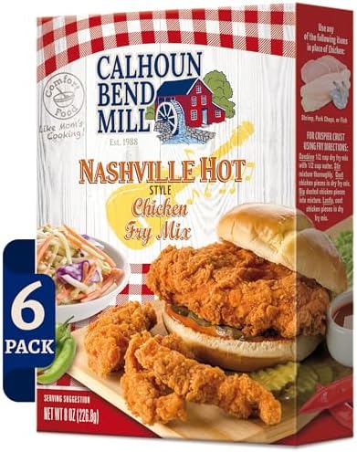 Amazon.com : Calhoun Bend Mill Nashville Hot Style Crispy Fry Mix ...