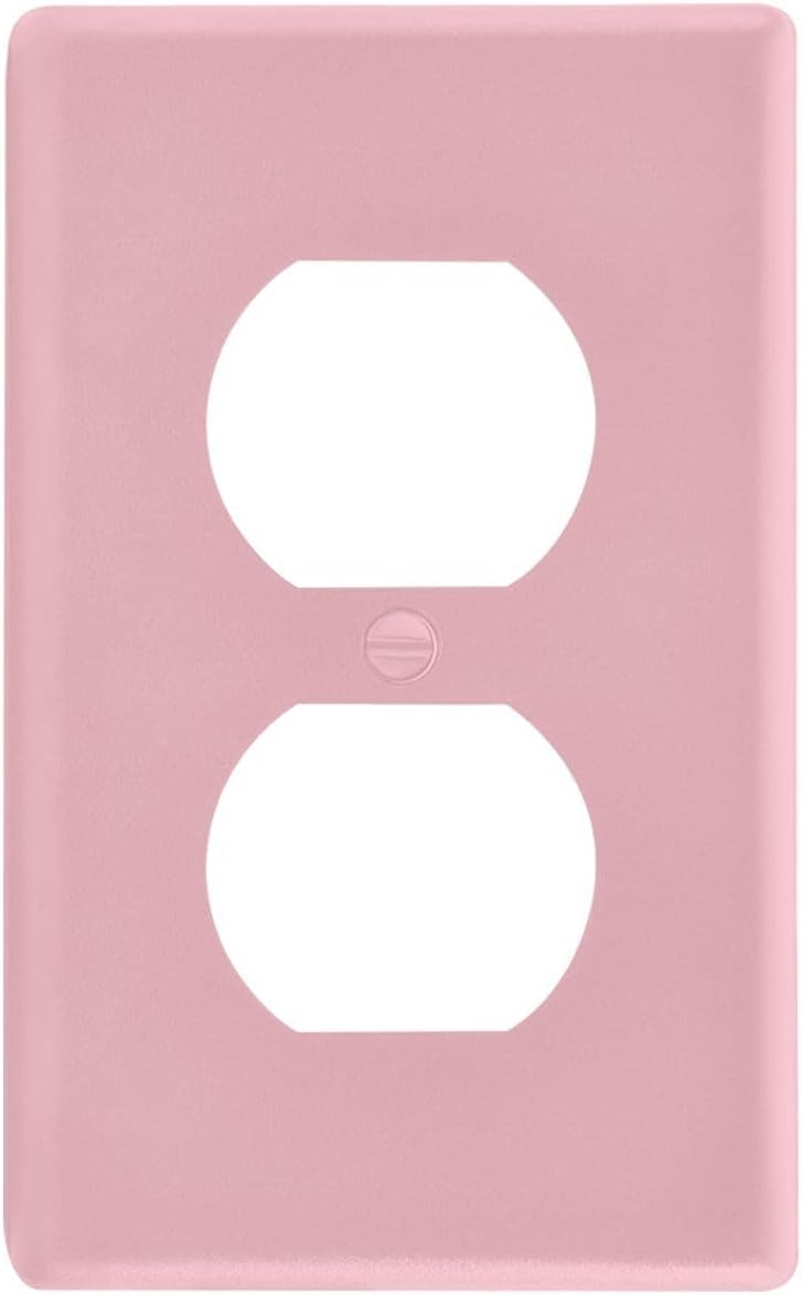Pink Duplex Outlet Covers Wall Plate Light Switch Cover Plates 2 Gang ...