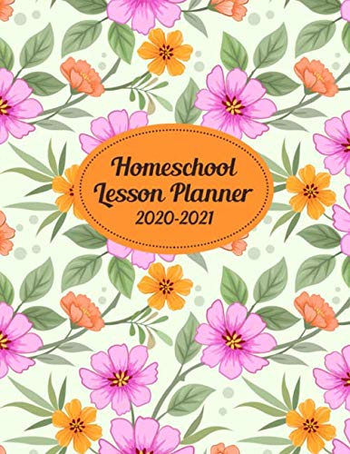 Homeschool Lesson Planner: Homeschool Yearly Planner 2020-20201 ...