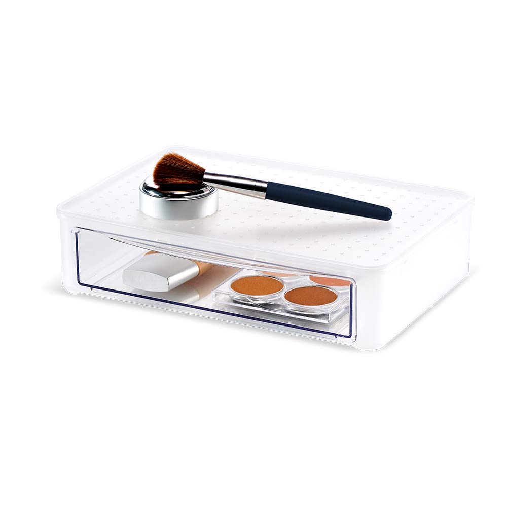 Snapklik.com : Madesmart Plastic Stacking Pull-Out Drawer For Bathroom ...