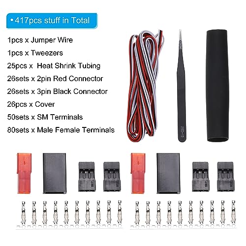 PATIKIL Socket Connector Kit, Male Female Cable Housing Plug Adapter ...