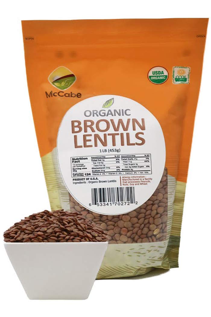 Snapklik.com : Organic Brown Lentils - Bulk Lentils Rich In Fiber ...