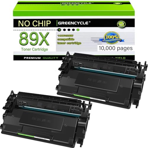 Amazon.com: greencycle Compatible 89A 89X Cf289X Cf289A Black Toner ...