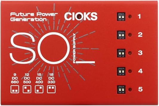 Cioks SOL Pedal Power Supply, Red (Gear Hero Exclusive) : Amazon.ca ...
