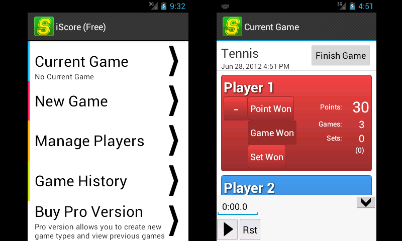 iScore (Free) - App on Amazon Appstore