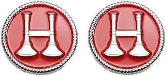 Amazon.com: Firefighter Rank Lapel Pin Silver 2 Bugles Fire Insignia ...