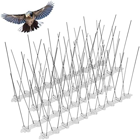 2.5M Bird Spikes for Pigeons 10 Pack Anti Bird Spikes Stainless Steel ...