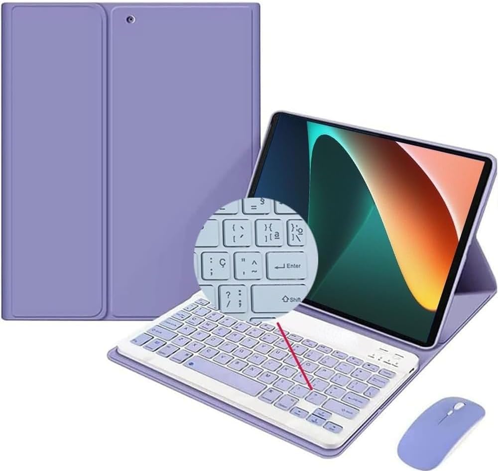 HAOWSTRANG® Capa De Teclado Para Tablet Redmi Pad SE 11" 2023, Com ...