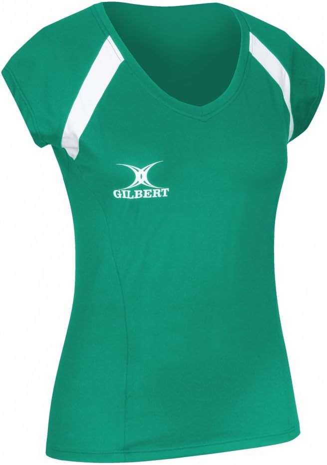 GILBERT Ladies Helix Netball Top, Green, XXL : Amazon.co.uk: Fashion