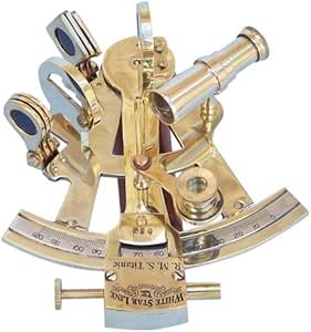 Amazon.com: PIRU Nautical Titanic White Star Lines Sextant, 5", Brass : Sports & Outdoors