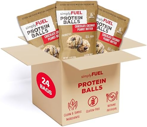 Amazon.com: simplyFUEL Whole Food Protein Balls with Probiotics ...