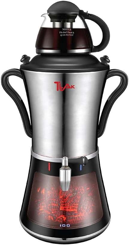 Amazon.com: The ORIGINAL RAYA Glass Electric Samovar & Modern Tea Maker ...